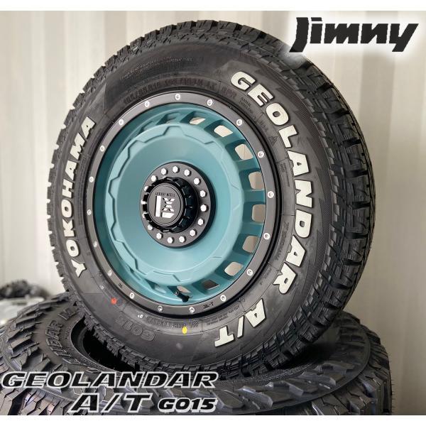 ジムニー JB23 JB64 JA11 JA12 JA22 タイヤホイール 16インチ ヨコハマ ジオランダー G015 A/T 185/85R16 4本セット ホワイトレター : Wheel ...