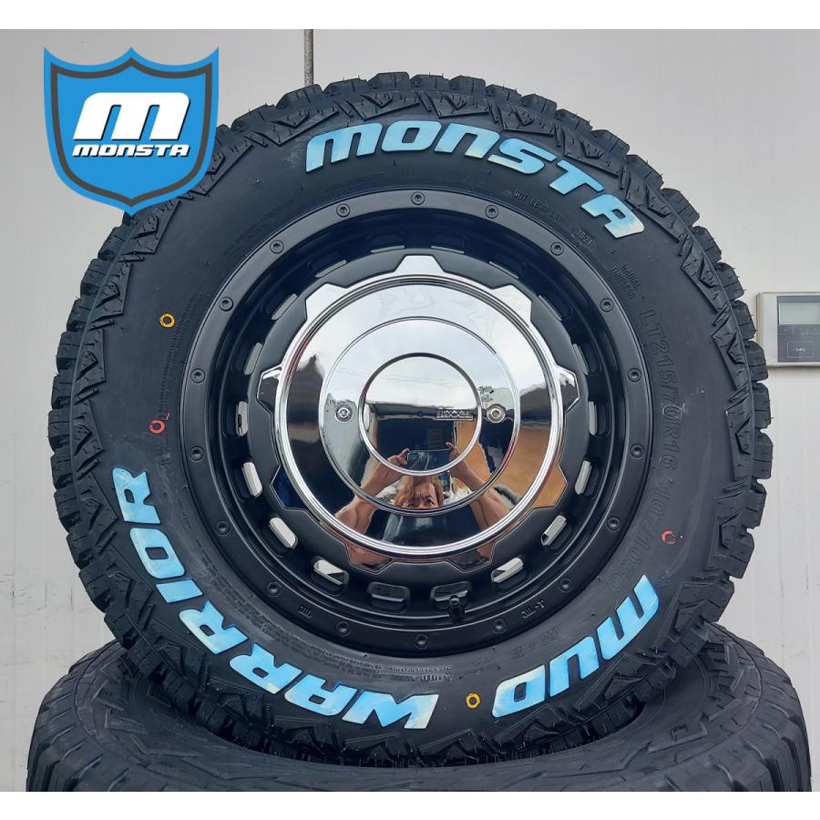 MONSTA TYRES D5 XTRAIL RAV4 セレナ ステップワゴン クロスロード 16インチ LEXXEL SwaGGer Old style モンスタ マッドウォーリアー 215 ...