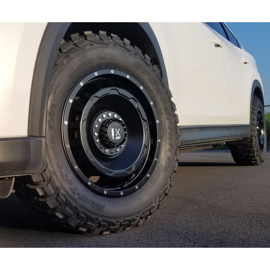 CX8 CX5 RAV4 デリカ D5 エクスプローラースポーツトラック 17インチ LEXXEL SwaGGer スワッガー BF グッドリッチ マッドテレン KM3 245/65R17 ...