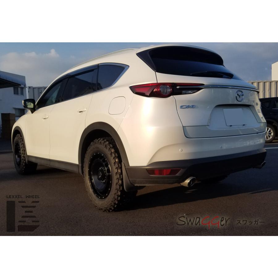 マッドテレーン CX8 CX5 RAV4 デリカ D5 エクスプローラースポーツトラック 17インチ LEXXEL SwaGGer スワッガー BF グッドリッチ マッドテレン KM3 245 ...
