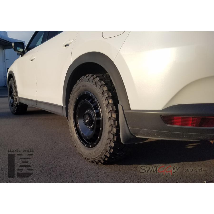 マッドテレーン CX8 CX5 RAV4 デリカ D5 エクスプローラースポーツトラック 17インチ LEXXEL SwaGGer スワッガー BF グッドリッチ マッドテレン KM3 245 ...