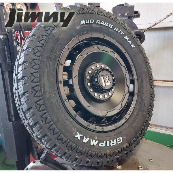 ジムニー JB23 JB64 JA11 JA12 JA22 タイヤホイール 16インチ GripMax MUD RAGE RT MAX 175 ...