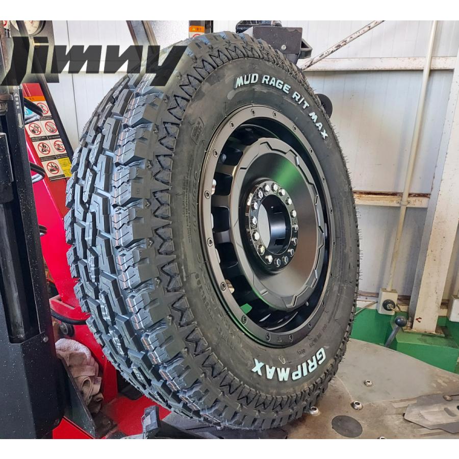 ジムニー JB23 JB64 JA11 JA12 JA22 タイヤホイール 16インチ GripMax MUD RAGE RT MAX 175 ...