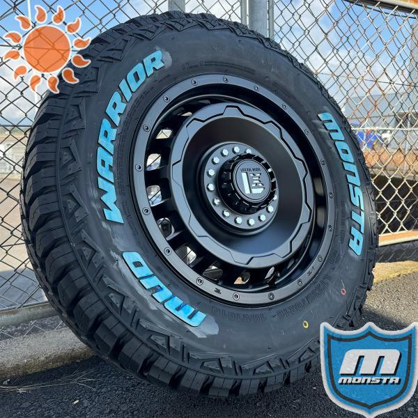 MONSTA TYRES デリカ D5 エクストレイル T31 T32 クロスロード 16インチ タイヤホイールセット MUDWARRIOR 215/70R16 235/70R16 ...