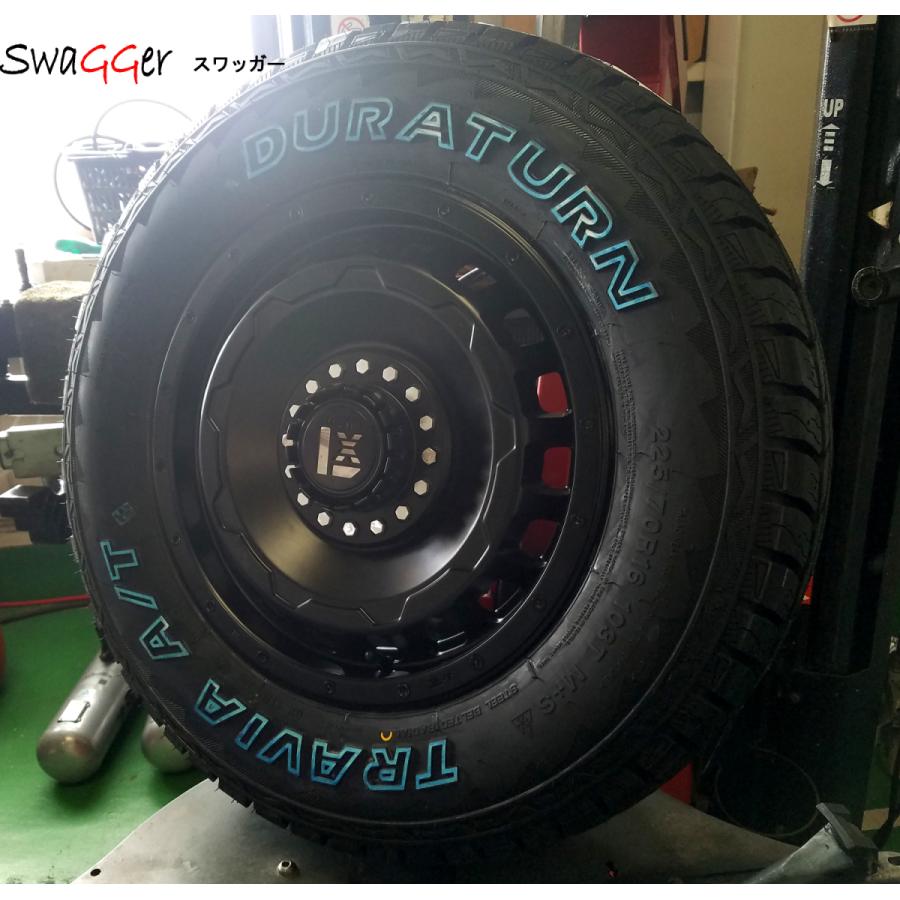 エクストレイル ジムニーシエラ 16インチ LEXXEL SwaGGer スワッガー DURATURN 215/70R16 225/70R16 ...