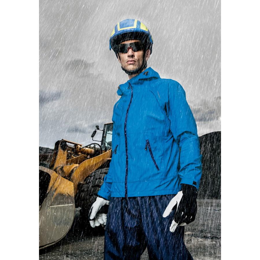 アイトス 作業服 レインジャケット AZ-56317 3L 通年 ディアプレックス AITOZ DiAPLEX ストレッチ 作業着 ユニセックス メンズ レディース ...