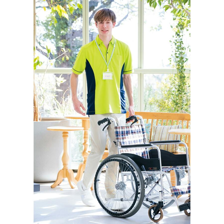 作業服 サイドポケット半袖ポロシャツ AZ-7679 4L 通年 アイトス AITOZ スタイリッシュ 作業着 ユニセックス メンズ レディース : az-7679-4l ...