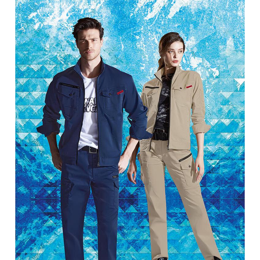 Z-DRAGON 作業服 ストレッチノータックカーゴパンツ 76602 L59cm-88cm 春夏 自重堂 ジードラゴン Jichodo ストレッチ 作業着 ユニセックス メンズ レディース ...