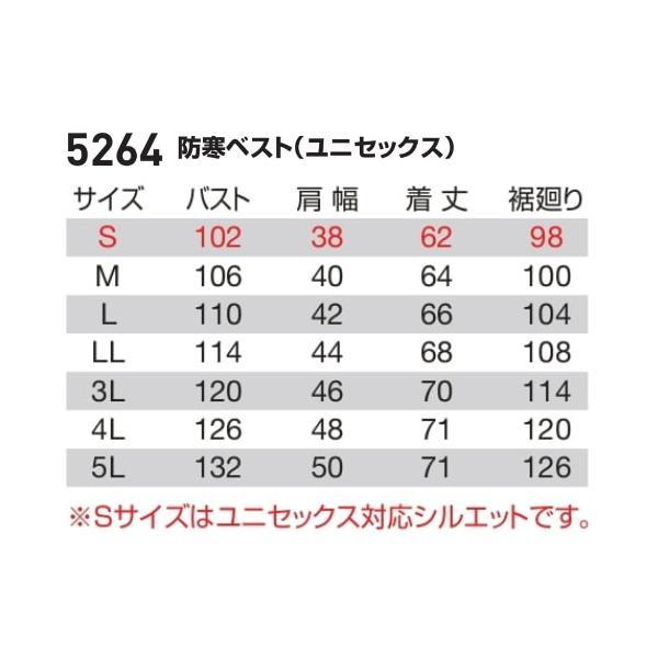 【即日発送】【在庫処分】バートル BURTLE 防寒ベスト5264 S-3L 保温 耐久性 撥水加工 メンズ レディース 作業服 作業着 防寒服☆☆ : sokujitu-burtle ...