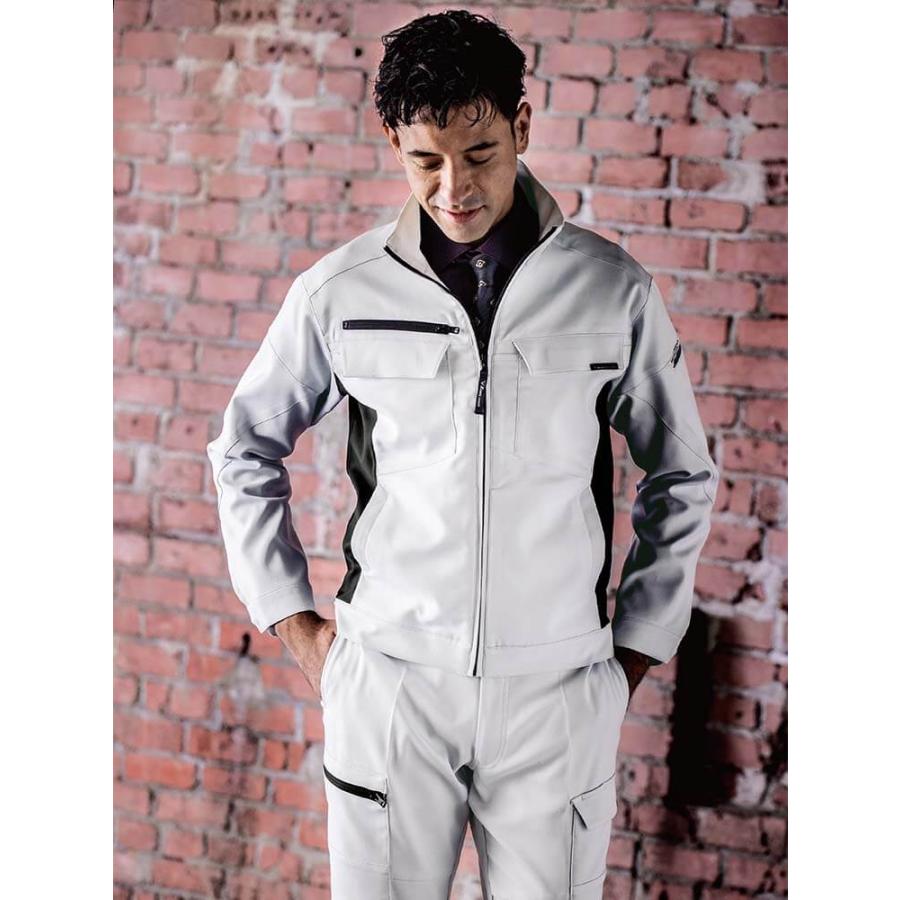 作業服 上下セット ブルゾン 1500 3L ＆ ピタリティラットズボン 1503 70cm-100cm 秋冬 ジーベック XEBEC ストレッチ 作業着 メンズ :xebec-1500 ...