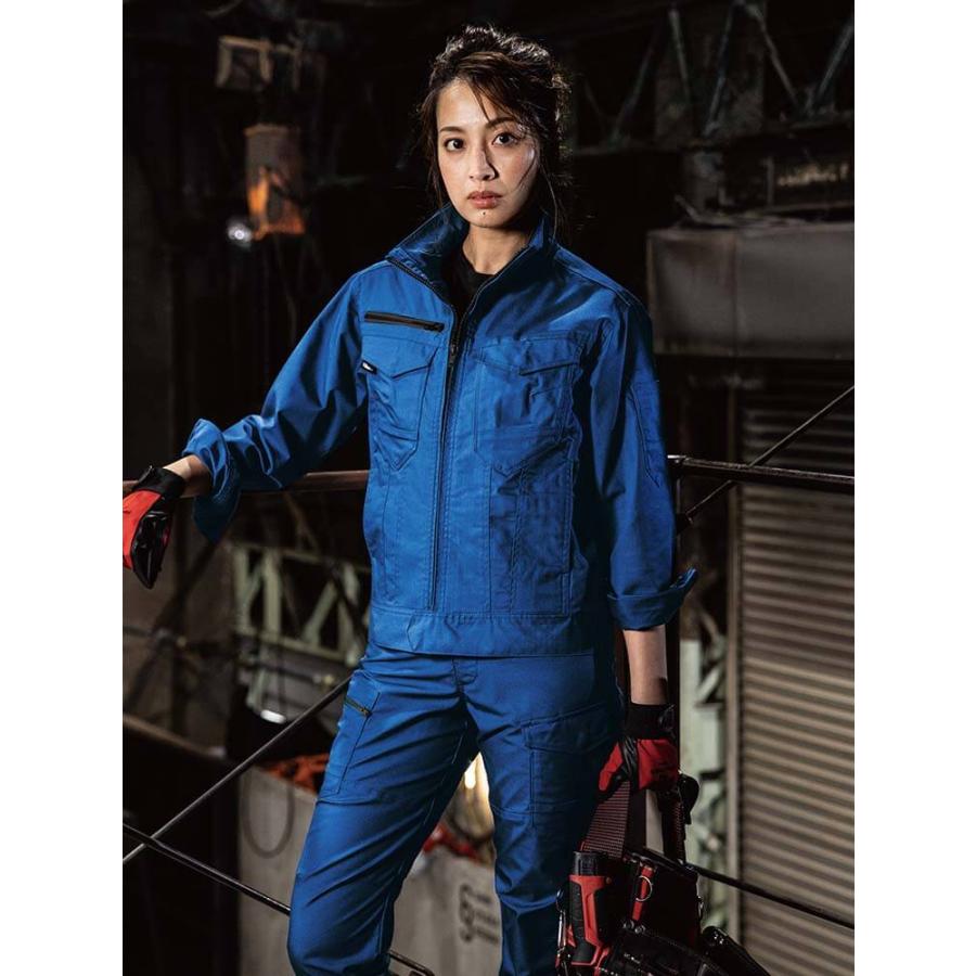 ジーベック 作業服 ブルゾン 1740 SS-LL 秋冬 XEBEC ストレッチ 制電 作業着 ユニセックス メンズ レディース ...