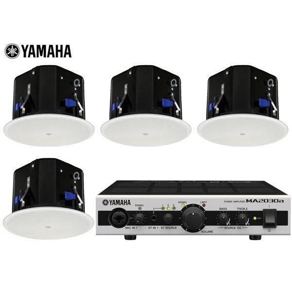 YAMAHA YAMAHA(ヤマハ) VXC6W ホワイト (2ペア) 天井埋込セット(MA2030a) 【3月7日時点、在庫あり ...