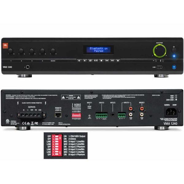 JBL(ジェイビーエル) VMA 1240 モノラル パワーアンプ 1ch 240W ( ハイ・ロー兼用 ) VMA1240 : 131558 ...