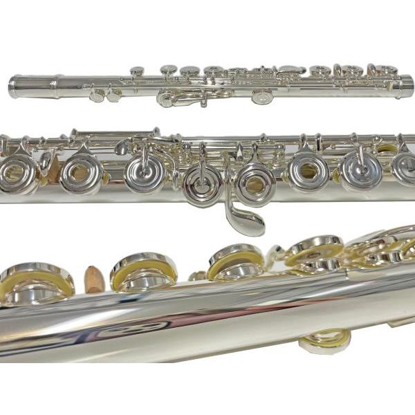 Altus(アルタス) A907RE フルート オフセット リングキイ 頭部管 銀製 白銅 銀メッキ Eメカニズム ハンドメイド 管楽器 handmade flute 北海道 沖縄 離島不可 ...