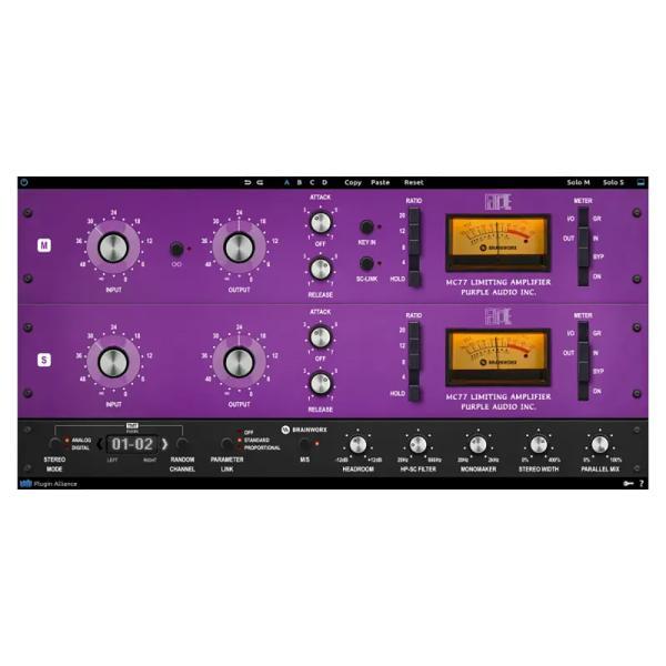 Plugin Alliance(プラグインアライアンス) Purple Audio MC77 ダイナミクス コンプレッサー エフェクト プラグイン : ワタナベ楽器ヤフーSHOP - 通販 ...