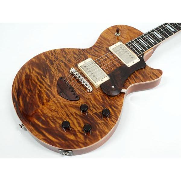 Bizen Works Grain Arched Quilted Maple Tiger Eye 日本製 ビゼン・ワークス 2023 サウンドメッセ ハンドメイド ギター : ワタナベ楽器 ...