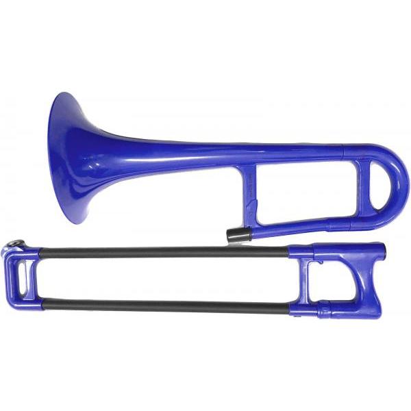 PINSTRUMENTS PBONE2B ミニ アルトトロンボーン ブルー P-BONE mini プラスチック E♭ ALTO TROMBONE Pボーン BACHマウスピースセット A ...
