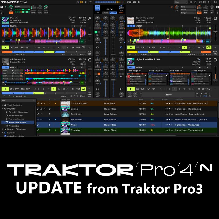 Native Instruments(ネイティブインストゥルメンツ) Traktor Pro 4 UPDATE from 3 DJソフトウェア : ワタナベ楽器ヤフーSHOP - 通販 ...