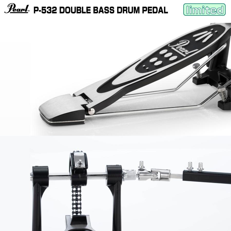 Pearl Pearl(パール) 即納可能 P-532 P532 ケース付き ドラム ペダル キックペダル ツイン ダブルチェーン【在庫有り 】 : ワタナベ楽器ヤフーSHOP - 通販 ...