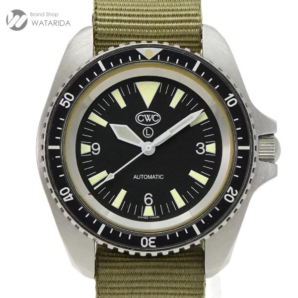 CWC カボットウォッチカンパニー 腕時計 ミリタリーダイバー AT 6645-99 923-7697 SS 黒文字盤 箱付 送料無料 ...
