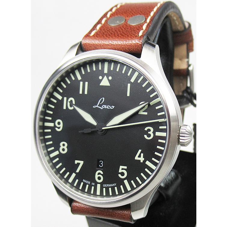Laco（ラコ） 時計 メンズ LACO PILOT Genf 40 クォーツ 861807.2.D 日本正規品 : WATCH ...