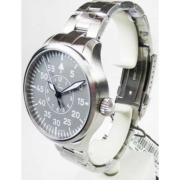 Laco（ラコ） 時計 メンズ LACO PILOT Aachen 39 Grau 862162.MB 自動巻 日本正規品 : WATCH ...