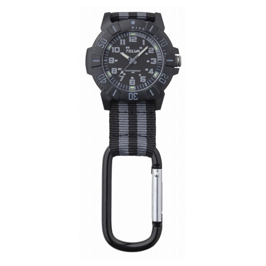 TELVA 【即納】CREPHA クレファ テルバ ハンギングウオッチ アナログ カラビナ カラフル 4色対応 CB-A272 腕時計 メンズ レディース【メール便なら送料無料 ...