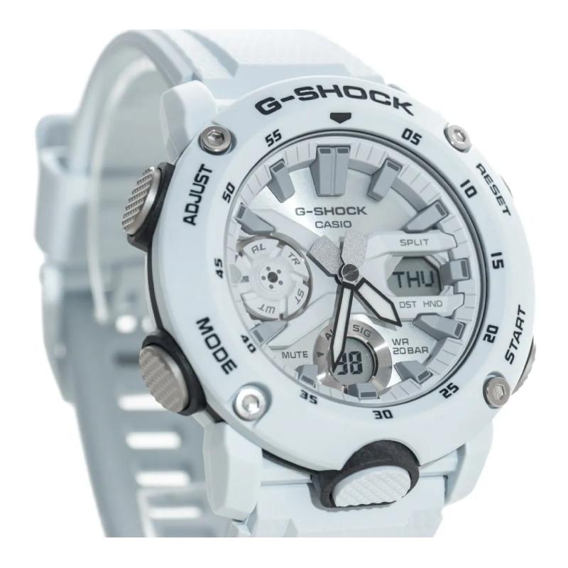 G-SHOCK CASIO カシオ Gショック カーボンコアガード構造 GA-2000S-7A グレーホワイト 腕時計 メンズ : WATCH ...