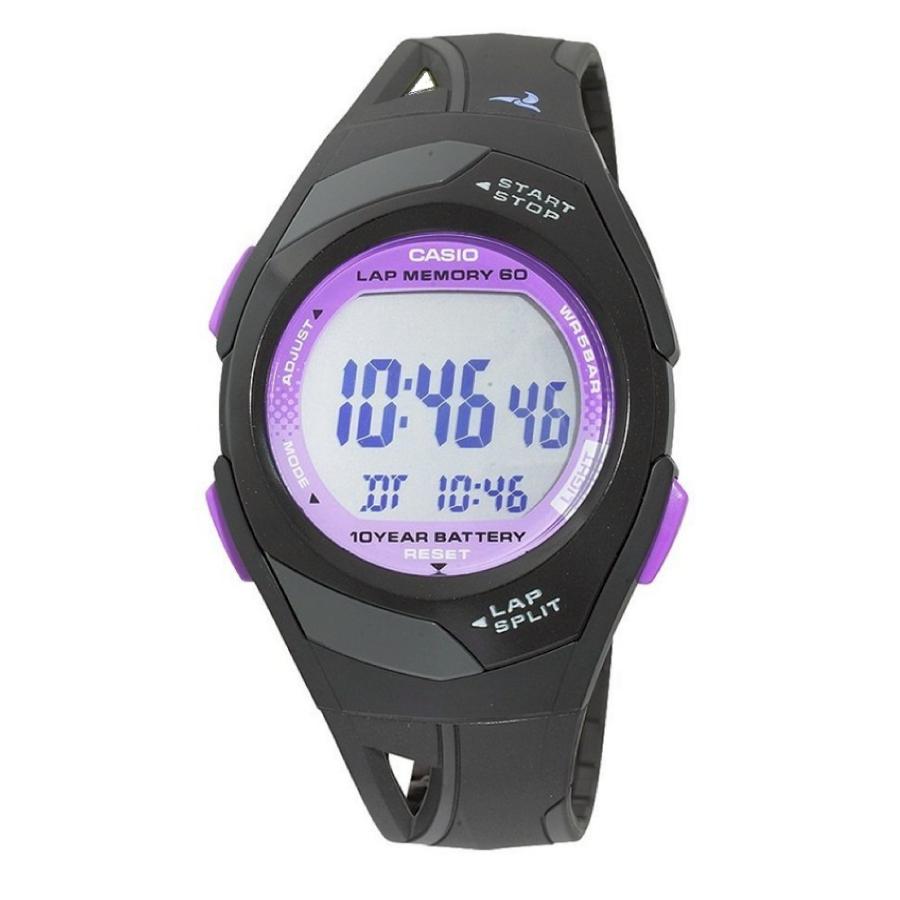 PHYS 【即納】CASIO カシオ フィズ STR-300-1C ランニングウォッチ パープル×ブラック メンズ レディース 腕時計 ...