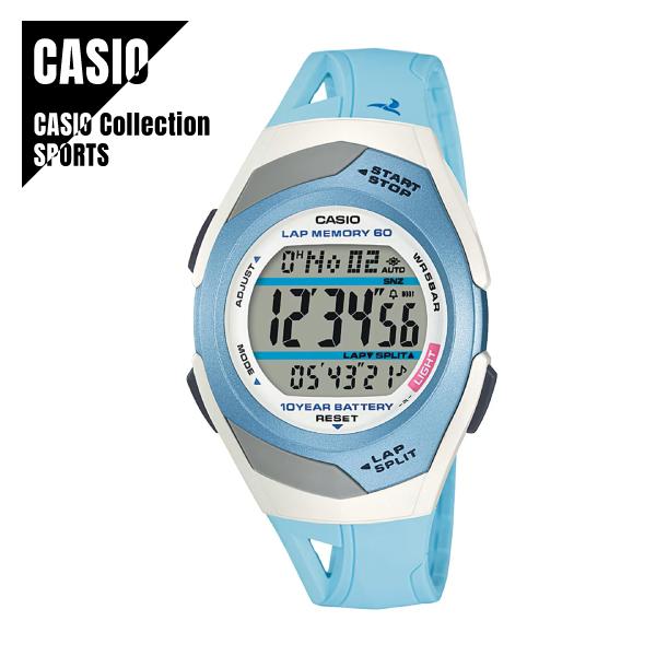 PHYS 【即納】国内正規品 CASIO カシオ フィズ STR-300J-2CJH ランニングウォッチ ライトブルー メンズ レディース 腕 ...