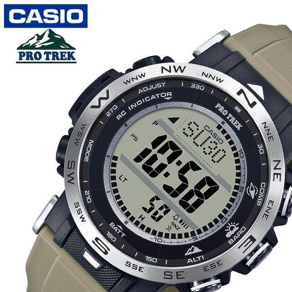 カシオ プロトレック クライマーライン ソーラー 電波 時計 CASIO PROTREK Climber Line 腕時計 メンズ ブラウン PRW-30-5JF 人気 ブランド :CASIO ...