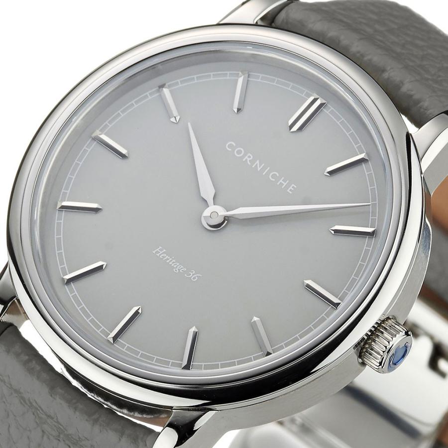 CORNICHE コーニッシュ ウォッチ 腕時計 ヘリテージ36 WATCH 時計 Heritage 36 レディース グレー CW-H36 ...