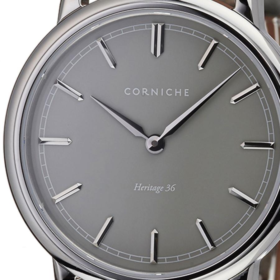 CORNICHE コーニッシュ ウォッチ 腕時計 ヘリテージ36 WATCH 時計 Heritage 36 レディース グレー CW-H36 ...