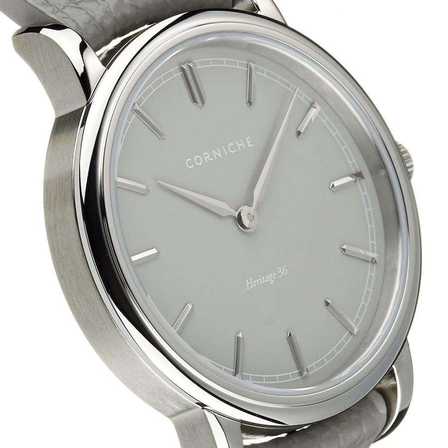 CORNICHE コーニッシュ ウォッチ 腕時計 ヘリテージ36 WATCH 時計 Heritage 36 レディース グレー CW-H36 ...
