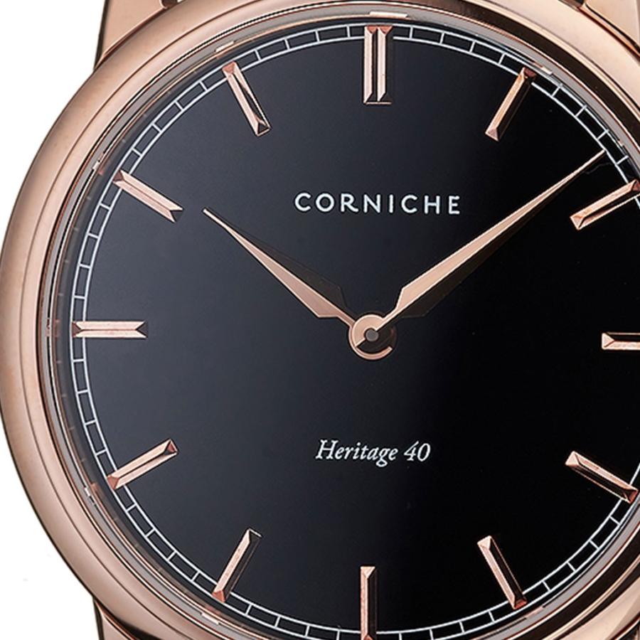 CORNICHE コーニッシュ ウォッチ 腕時計 ヘリテージ40 WATCH 時計 Heritage 40 メンズ ブラック CW-H40-GBB : 正規腕時計の専門店ウォッチラボ - 通販 ...