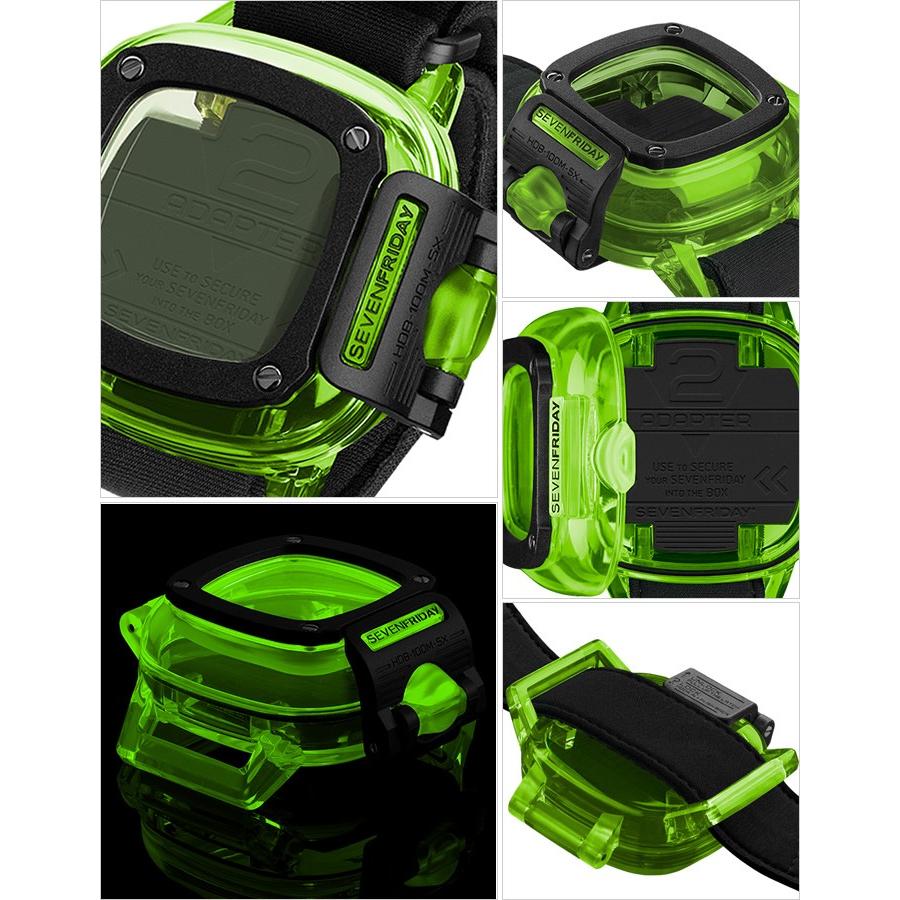 SEVENFRIDAY セブンフライデー 時計 ヘビービューティボックス 腕時計 Heavy-DutyBox2 メンズ グリーン SF ...