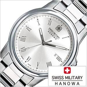 SWISS MILITARY HANOWA スイスミリタリー ハノワ ローマン 腕時計 時計 ROMAN メンズ シルバー ML-365 ...