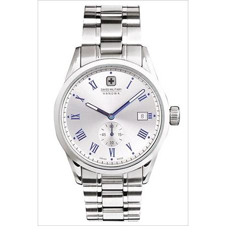 SWISS MILITARY HANOWA スイスミリタリー ハノワ ローマン 腕時計 時計 ROMAN メンズ シルバー ML-401 ...