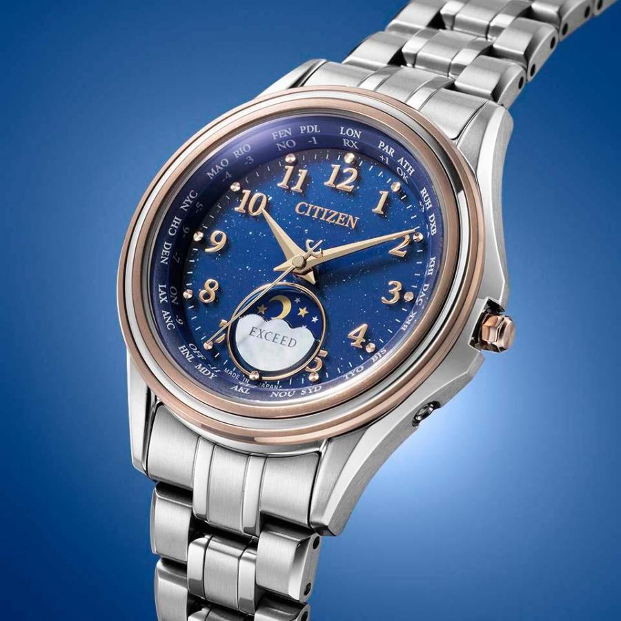 EXCEED(CITIZEN) EE1016-66L シチズン エクシード EXCEED ソーラー電波 エコドライブ チタニウム レディース ...