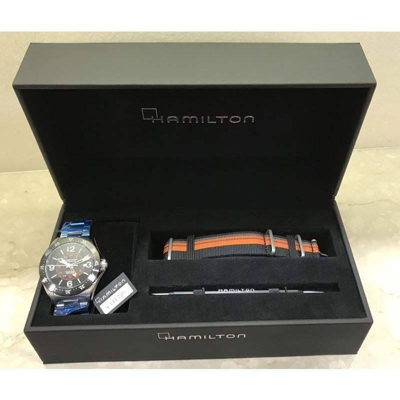 HAMILTON（ハミルトン） H76755131 HAMILTON カーキ アビエーション パイロットGMT メンズ 機械式 自動巻き 正規 ...