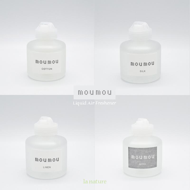 mou moumou リキッドエアフレッシュナー カーフレグランス ルームフレグランス アロマ 芳香 リネン コットン シルク ウール カー用品 : la nature - 通販 ...