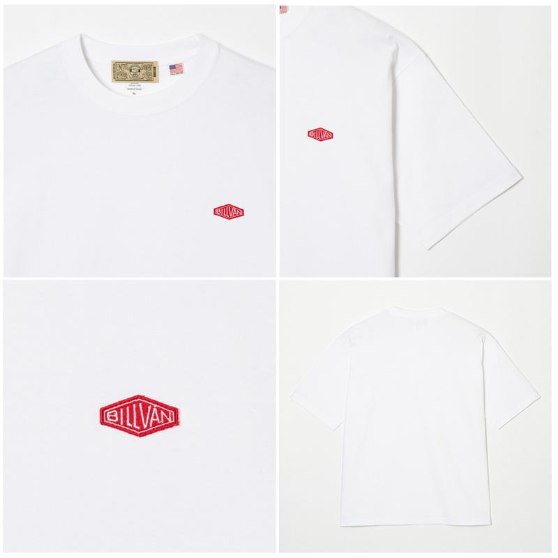 BILLVAN Tシャツ メンズ 半袖 ブランド USAコットン 厚手 全 4色 カットソー トップス メンズライクな粗野さが際立つ生地 綿100% : la nature - 通販 ...