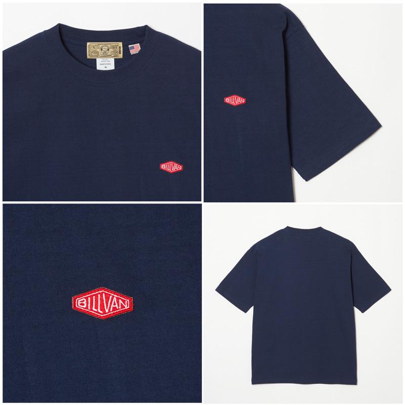 BILLVAN Tシャツ メンズ 半袖 ブランド USAコットン 厚手 全 4色 カットソー トップス メンズライクな粗野さが際立つ生地 綿100% : la nature - 通販 ...