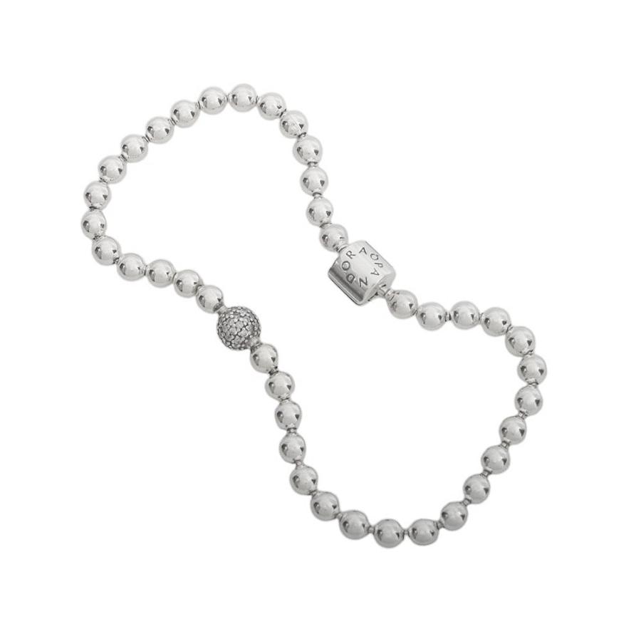 パンドラ PANDORA Beads & Pav〓 Bracelet 598342CZ ブランド純正BOX&ショッパー付 アクセサリー ...