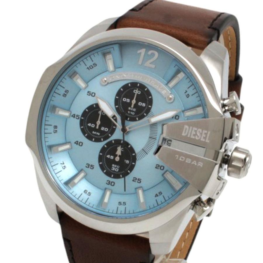 ディーゼル DIESEL MEGA CHIEF DZ4657 腕時計 メンズ ブルー クロノグラフ クオーツ アナログ 並行輸入品 ...