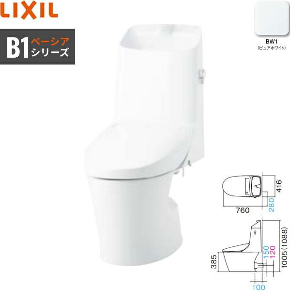 INAX BC-B30P-DT-B381 BW1限定 リクシルLIXIL/INAX ベーシアシャワートイレ 一体型便器 B1 フチレス ECO5 床上排水 一般地・手洗付 送料無料 : ハイカ ...