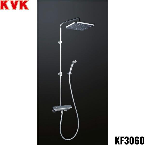 KVK KF3060 KVKオーバーヘッドシャワー付サーモ メッキオーバーヘッドシャワー(eシャワー)角 一般地仕様 送料無料 : ハイカラン屋 - 通販 - Yahoo!ショッピング