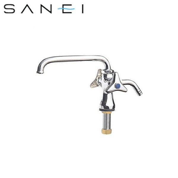 SANEI（水栓金具） E50A-13 三栄水栓 SANEI 二口立形自在水栓 送料無料 : ハイカラン屋 - 通販 - Yahoo!ショッピング