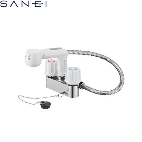 SANEI（水栓金具） K31R-W 三栄水栓 SANEI ツーバルブスプレー混合栓(洗髪用) 送料無料 : ハイカラン屋 - 通販 - Yahoo!ショッピング