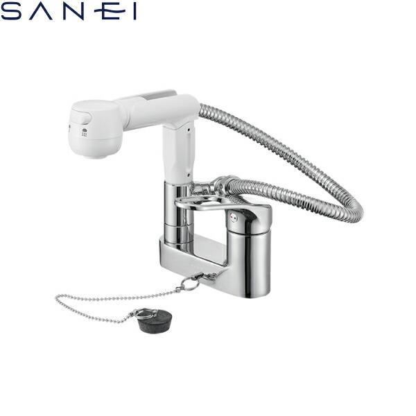 SANEI（水栓金具） K37100R-W 三栄水栓 SANEI シングルスプレー混合栓(洗髪用) 送料無料 : ハイカラン屋 - 通販 - Yahoo!ショッピング